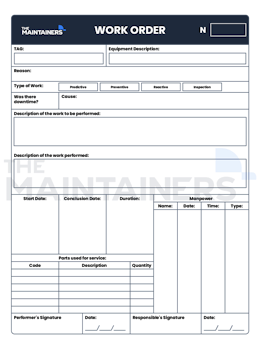 Work Orders In Maintenance A Complete Guide The Maintainers